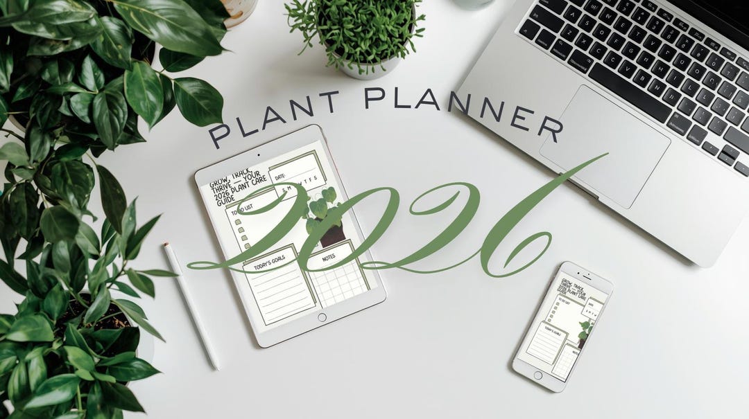 2026 Plant Parent Planner Printable | Succulent Care Weekly Tracker ...