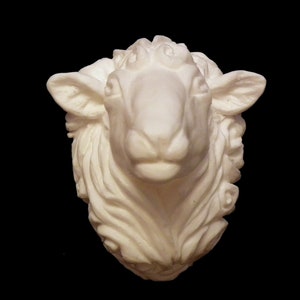 Sheep/ewe/ram Resin Plastic Head/bust/faux Taxidermy/cabochon for ...