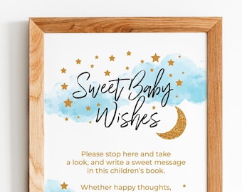 Sweet Baby Wishes Sign - Etsy