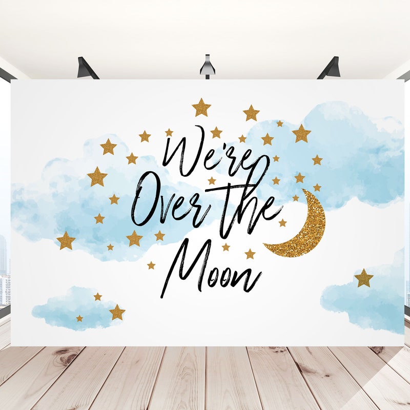 Over the Moon Baby Shower - Etsy