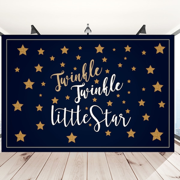Twinkle Twinkle Little Star Backdrop - Etsy