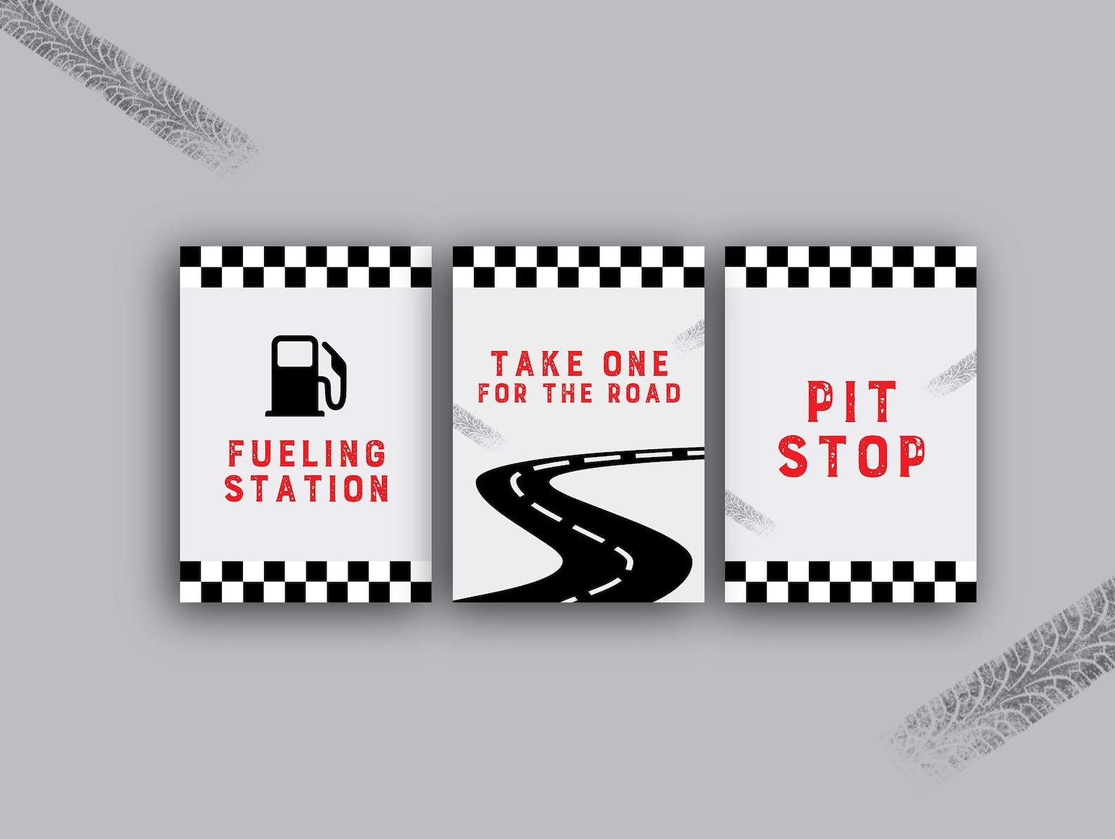 Cars Birthday Table Signs, Cars Birthday Signs, Cars Birthday Pit Stop ...