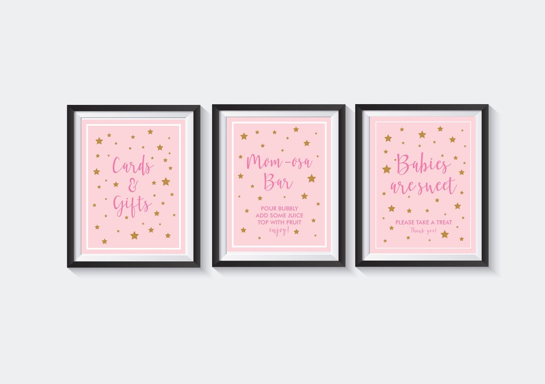 Twinkle Twinkle Little Star Table Signs,twinkle Twinkle Little Star ...