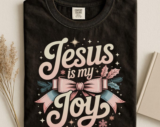 Jesus is My Joy PNG Pink Christian Bubble Letter Quote Coquette ...