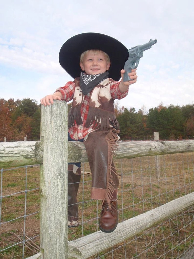 Sewing Pattern Cowboy Vest, Sizes 12 Mo to 5, Beginner Sewing Pattern ...