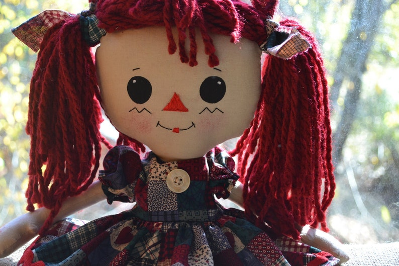 Raggedy Ann With Pretty Pony Tails, Including Two-piece Outfit and ...