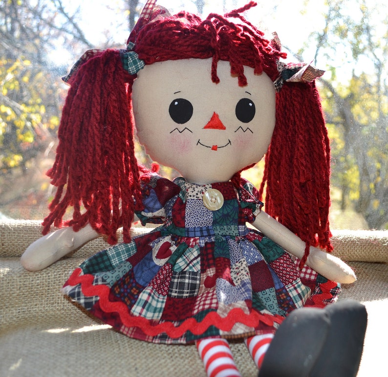 Raggedy Ann With Pretty Pony Tails, Including Two-piece Outfit and ...