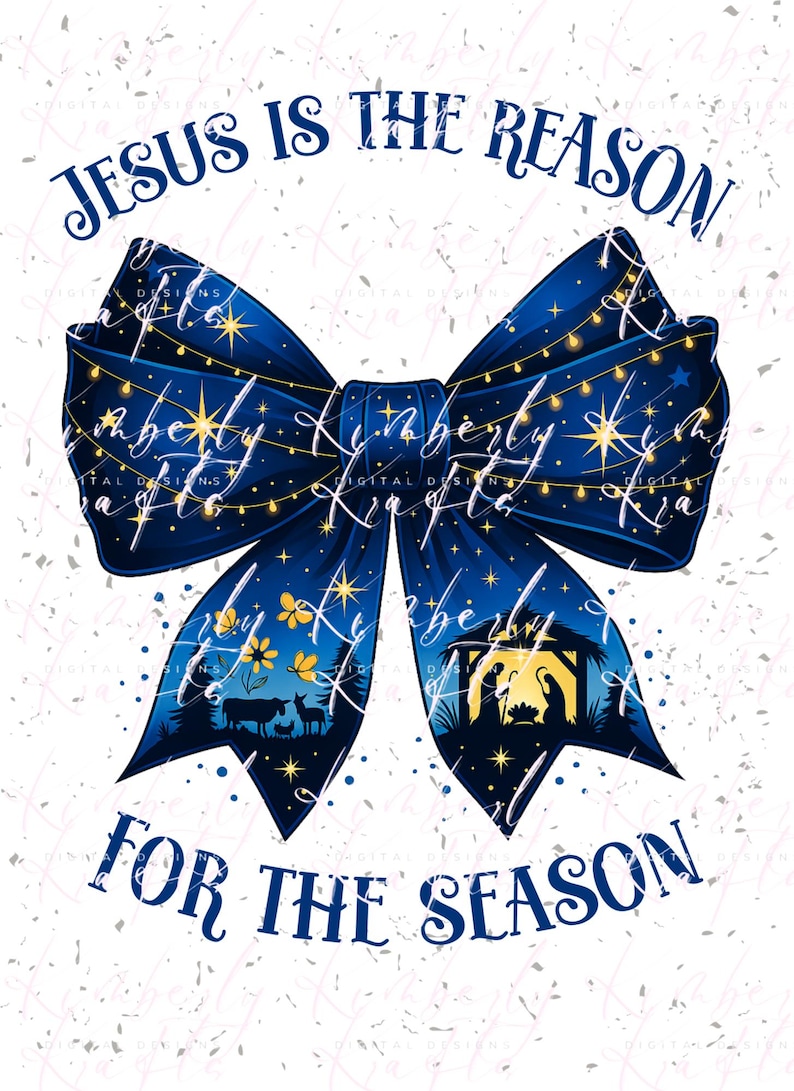 Jesus is the Reason Png (digital Download) Christmas - Etsy