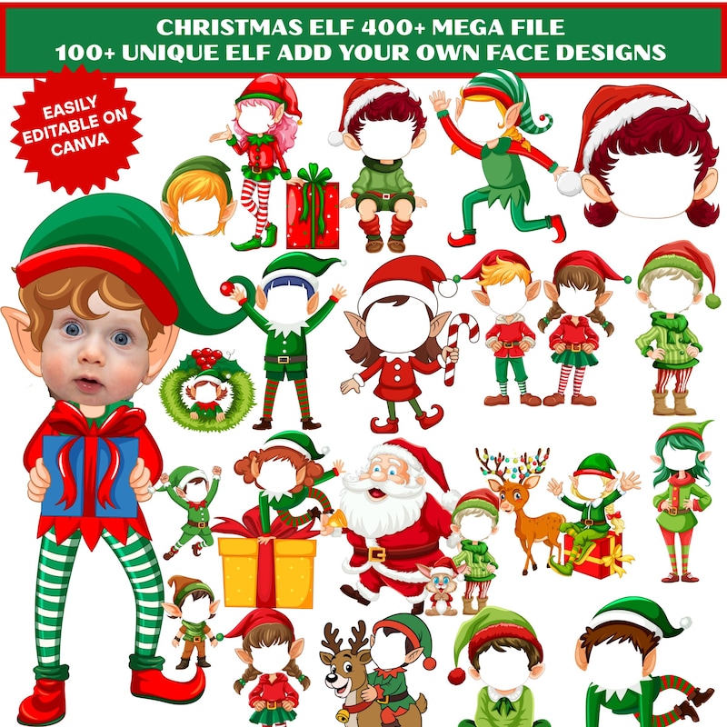 Custom Face Baby Elf - Etsy