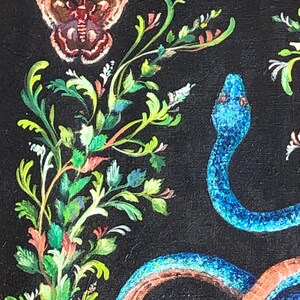Blue Phase Tree Snake (oil Painting) - Etsy
