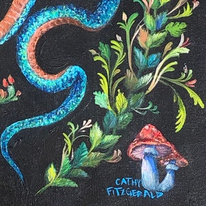 Blue Phase Tree Snake (oil Painting) - Etsy