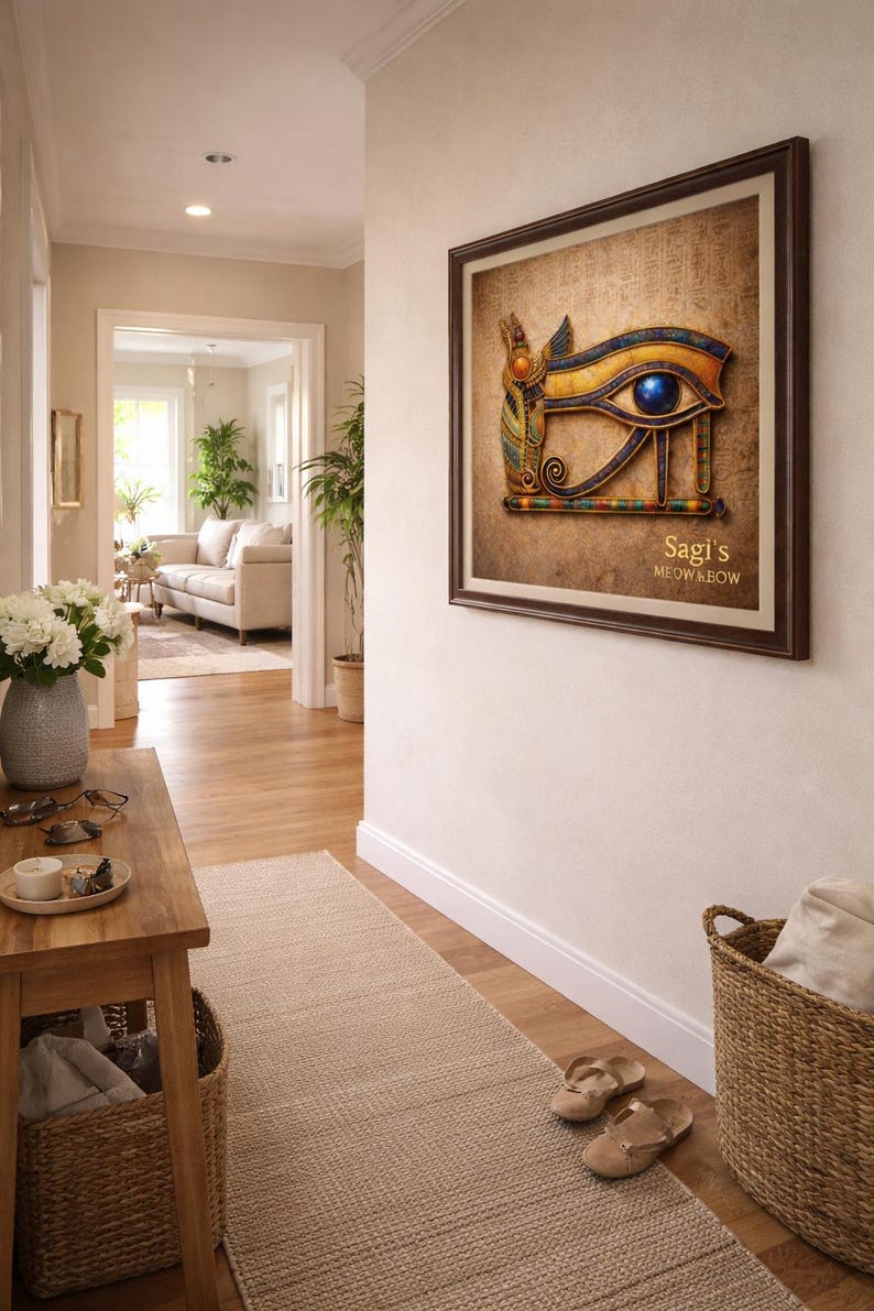 Eye of Horus Print | Ancient Egypt Gold Wall Art (digital Download) - Etsy