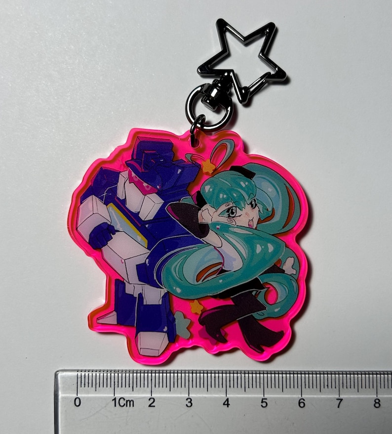 Transformers Soundwave Acrylic Charms - Hatsune Miku and Soundwave ...