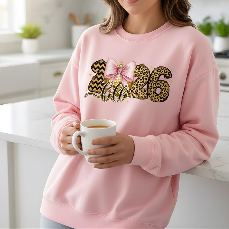 Hello 2026 Pink Png - Etsy