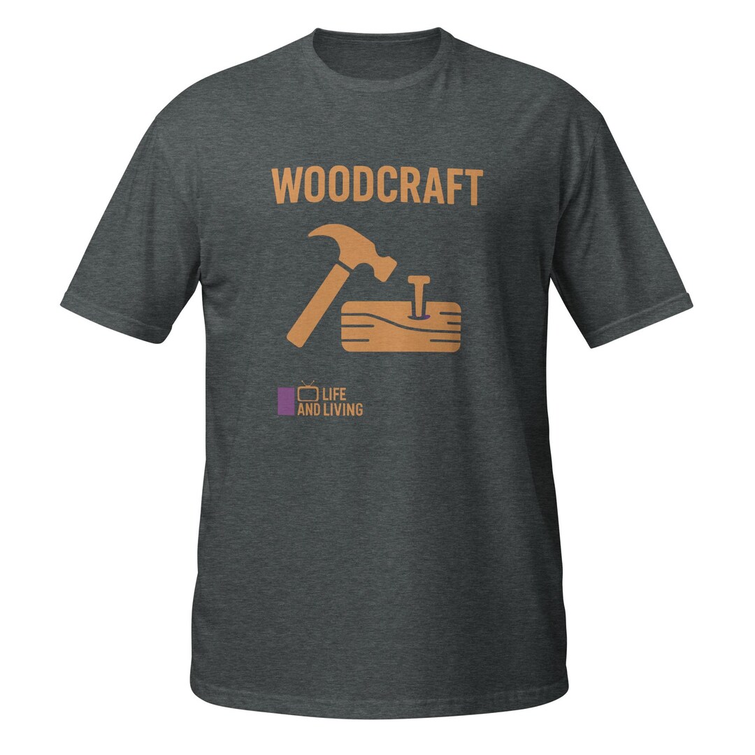 Project Zomboid Woodcraft T-shirt – Life and Living Channel 203 – Retro ...