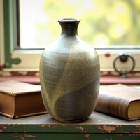 1974 Art Studio Pottery Bud Vase by Puerto Rico Artist Susana Espinosa ...