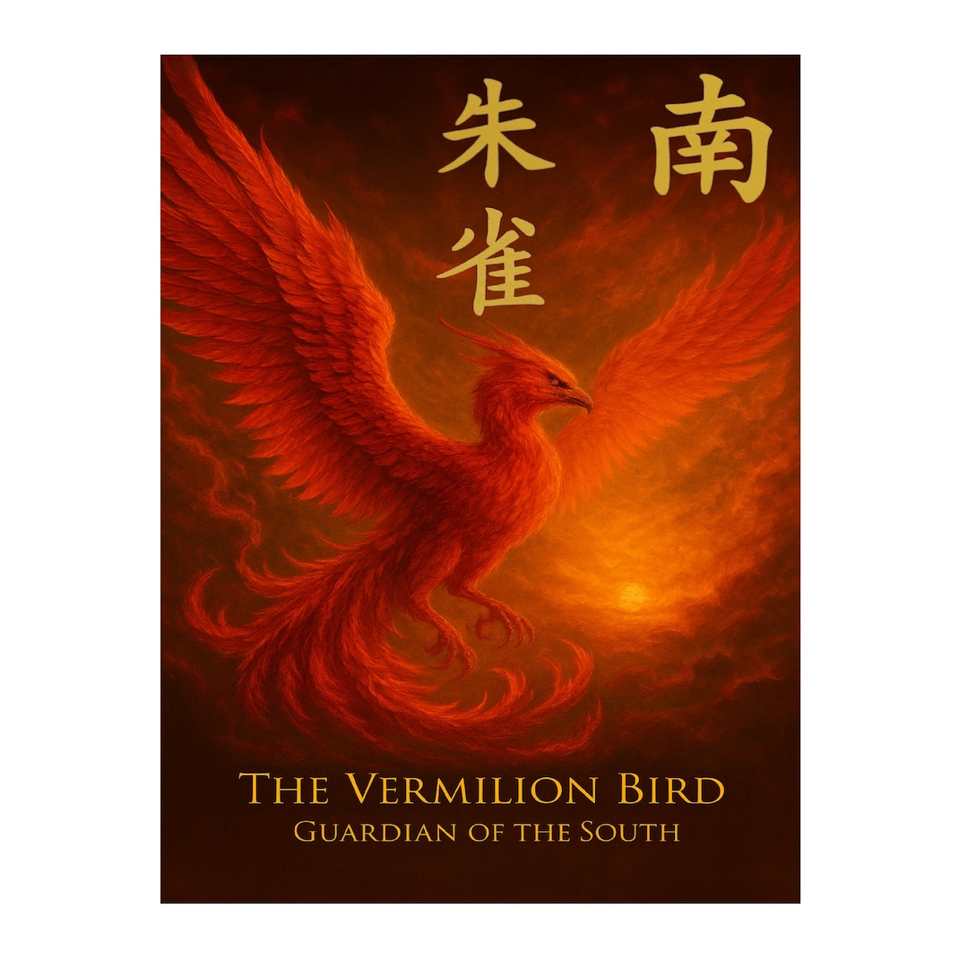 The Vermilion Bird - Guardian of the South | Suzaku Jigsaw Puzzle ...