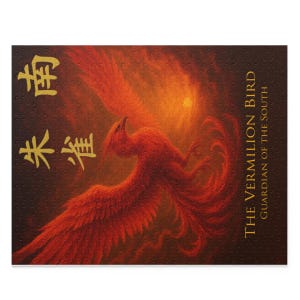 The Vermilion Bird - Guardian of the South | Suzaku Jigsaw Puzzle ...