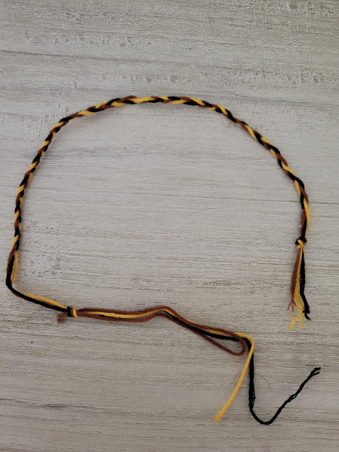 Brown, Black, Gold String Bracelet - Etsy