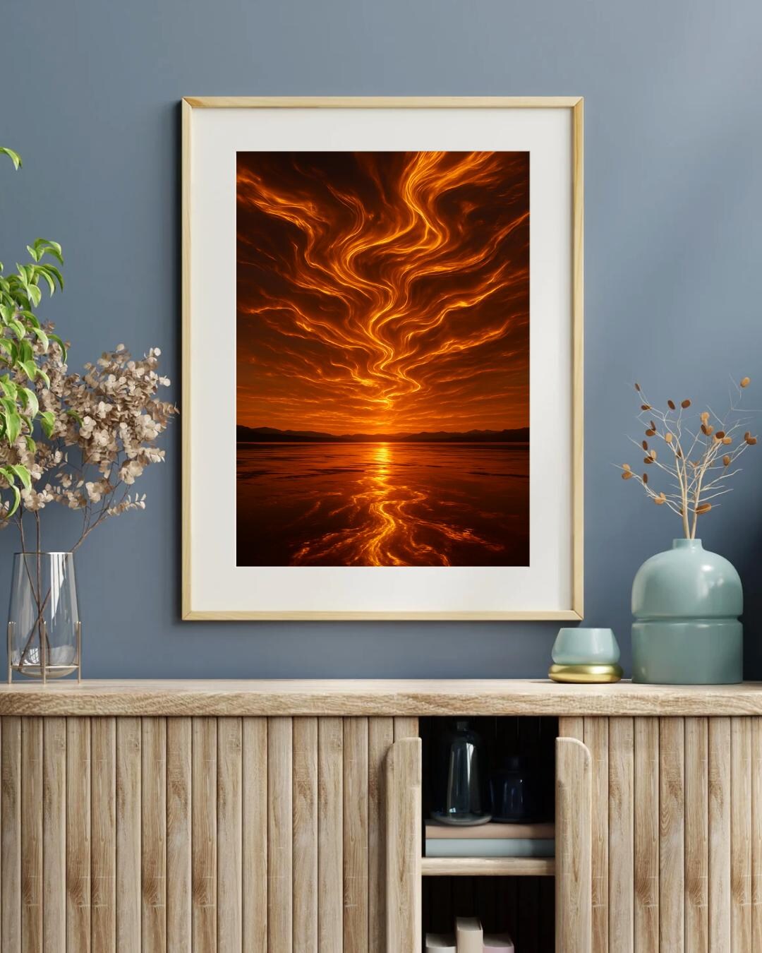 Molten Sky Sunset(digital Art) - Etsy