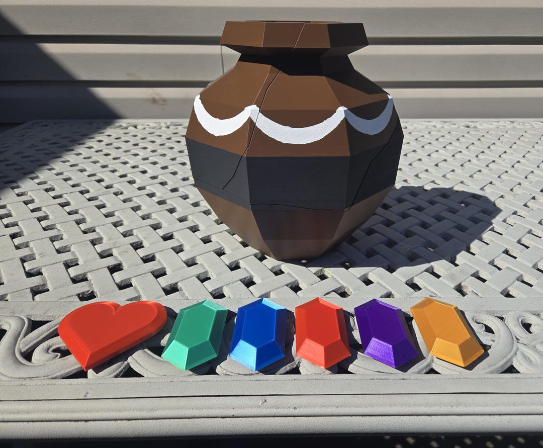 3D Printed Breakable Zelda Pot - Etsy