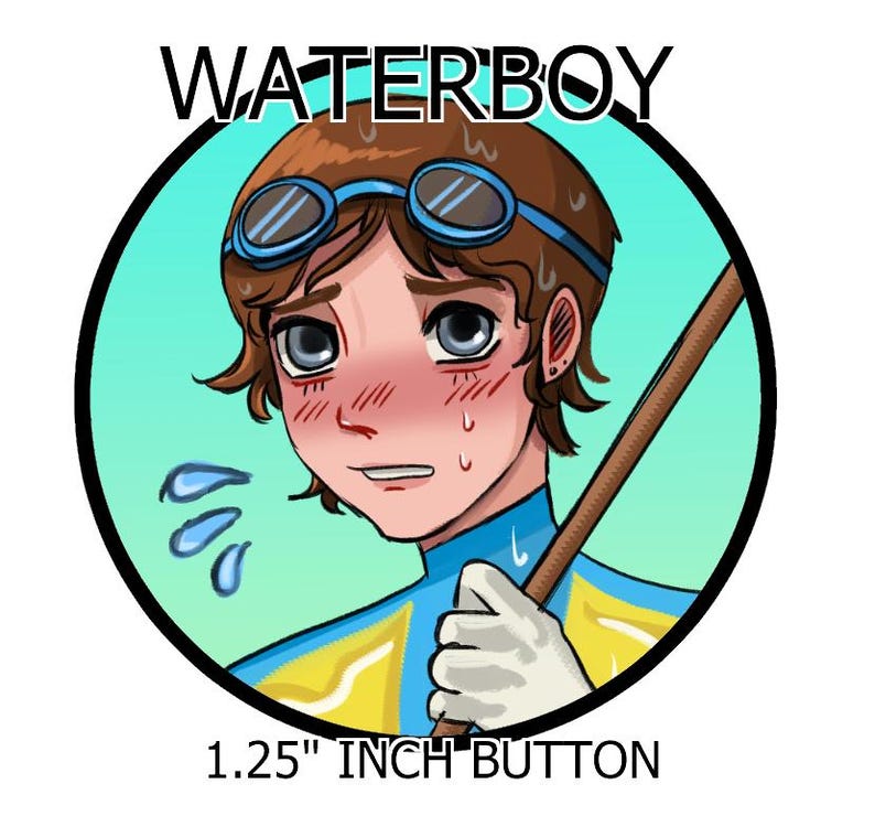 Dispatch || Waterboy / Herman 1.25 Inch Button Pin - Etsy