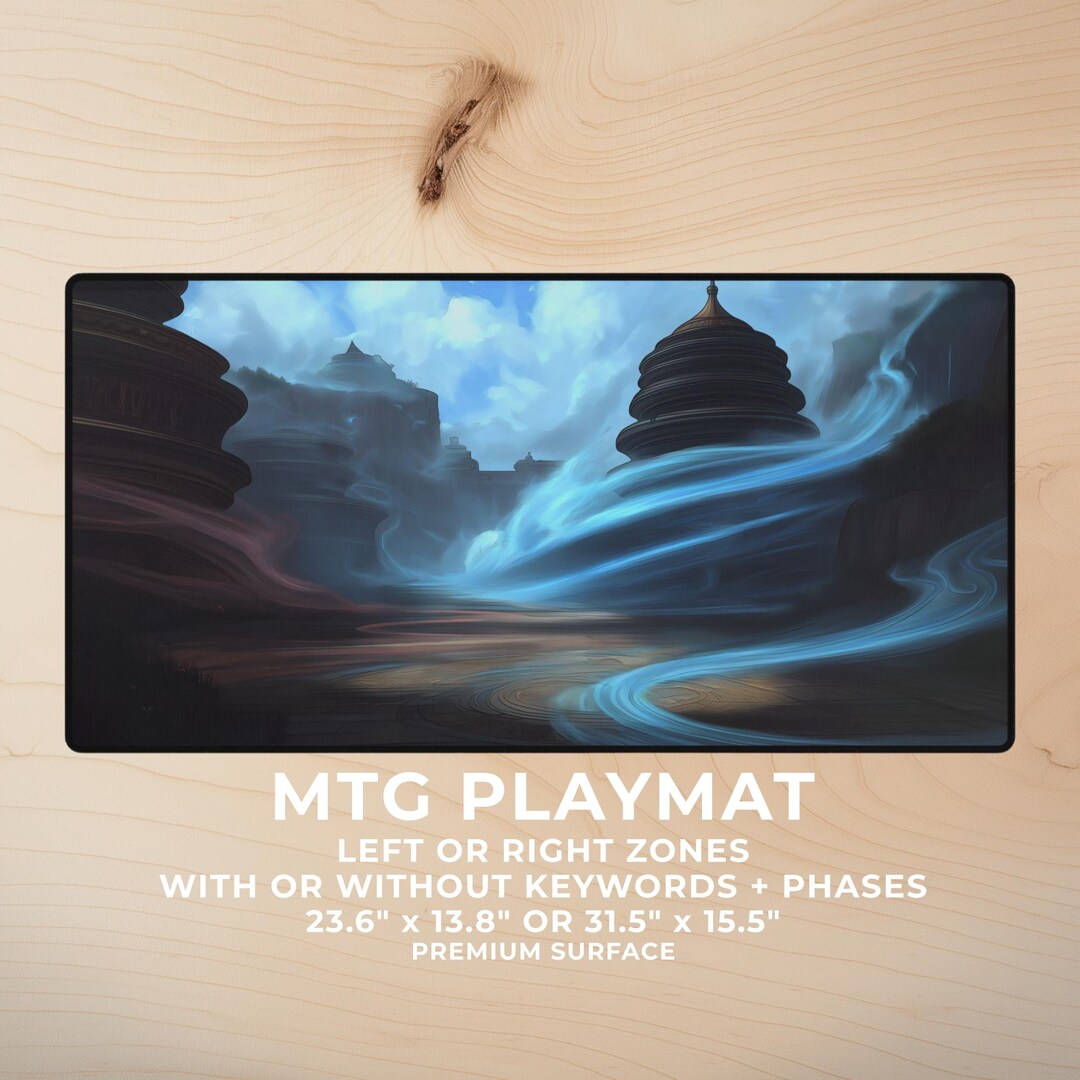 MTG Playmat – Elemental Fantasy Full Art Desk Mat 24×14 / 32×16 | Magic ...