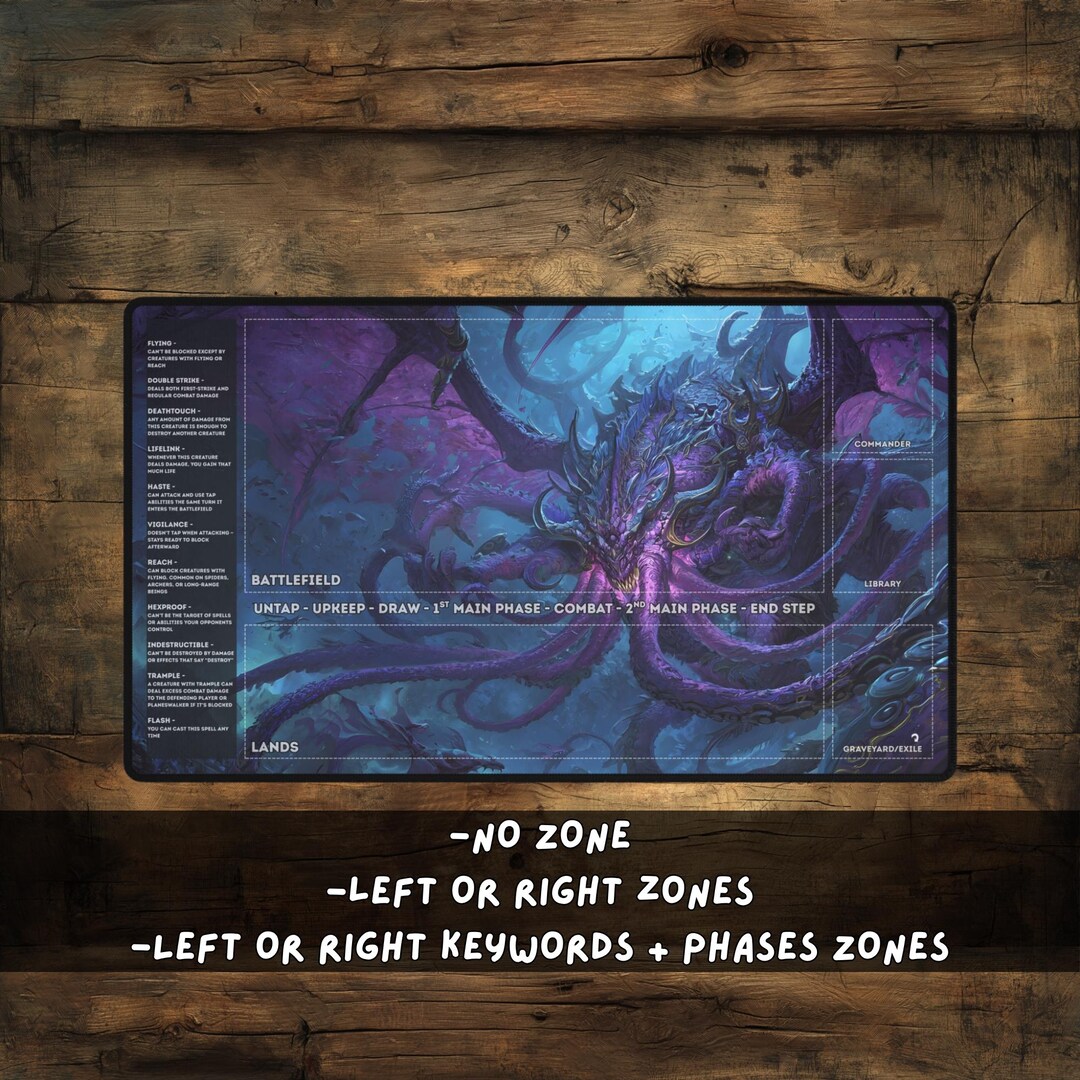 MTG Playmat Eldritch Queen Design | Dark Fantasy Gaming Surface | TCG ...