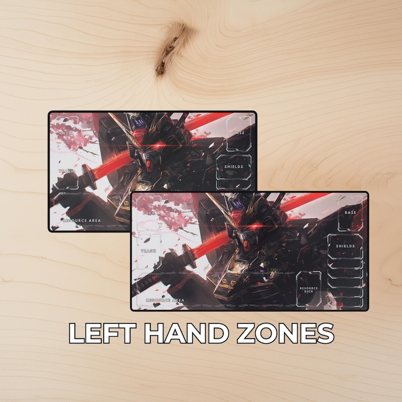 Gundam Playmat – 24×14 / 32×16 | Shadow Katana Gundam-style Robot Art ...