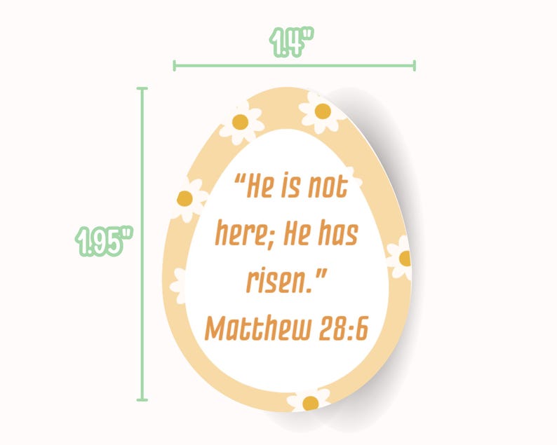 Printable Christian Easter Egg Fillers, Bible Verse Easter Egg Tokens ...