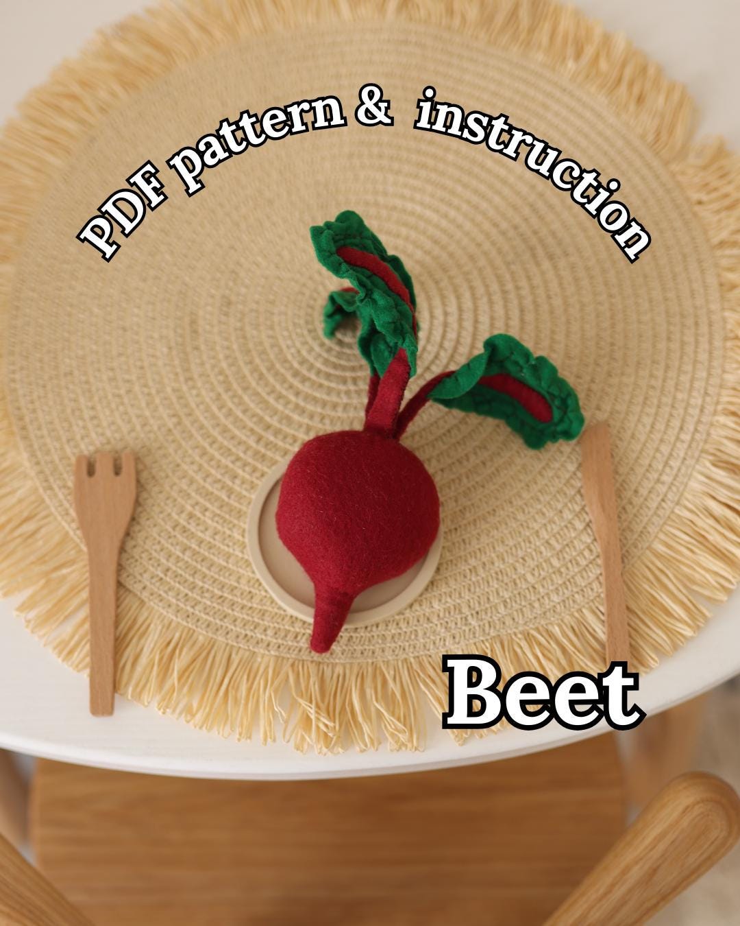Filz Essen PDF Pattern | DIY Filz Früchte & Gemüse | Spielen Essen ...