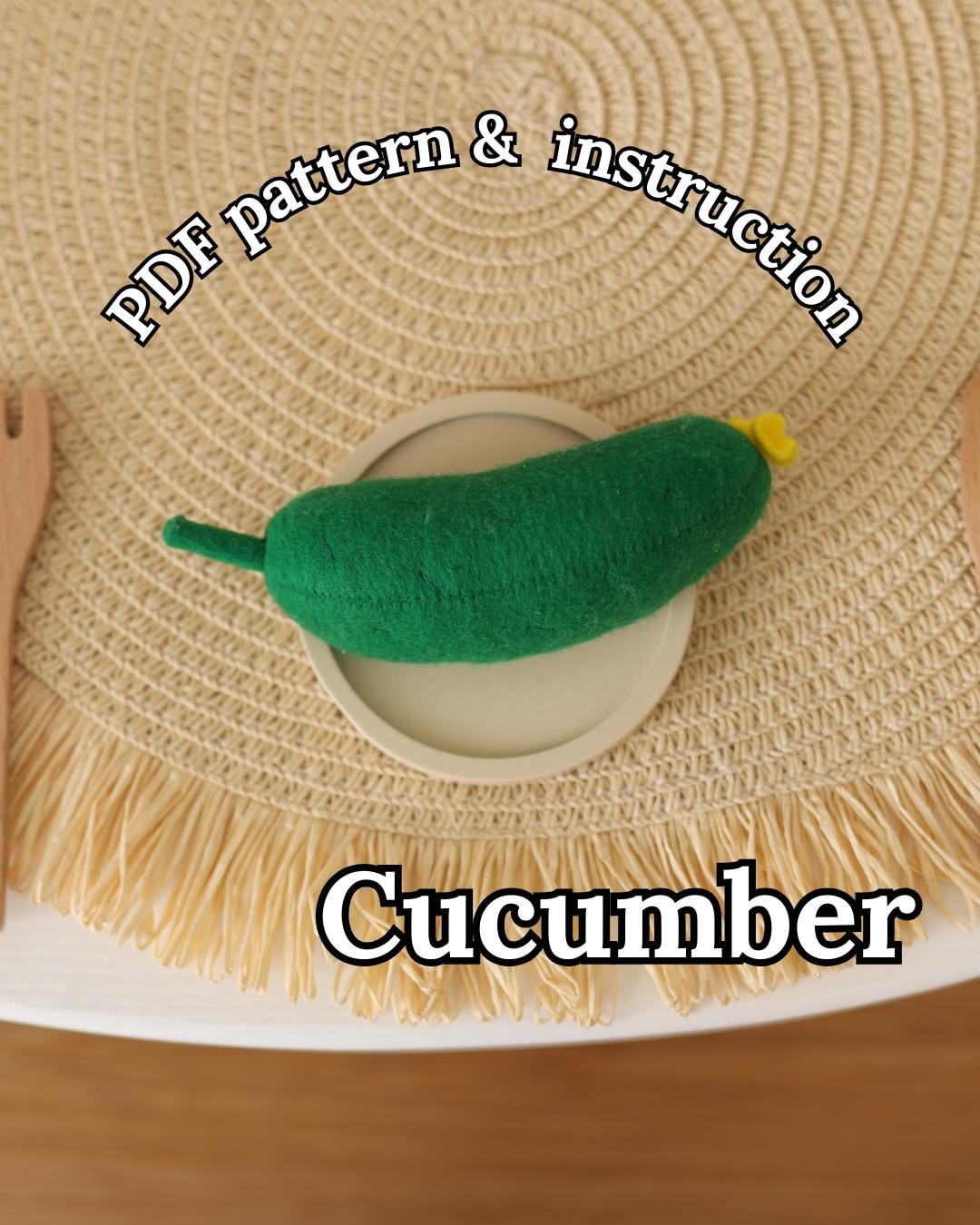 Felt Play Food Pattern, Playset PDF Sewing Pattern, Felt Embroidery Pattern, Felt Vegetables ...