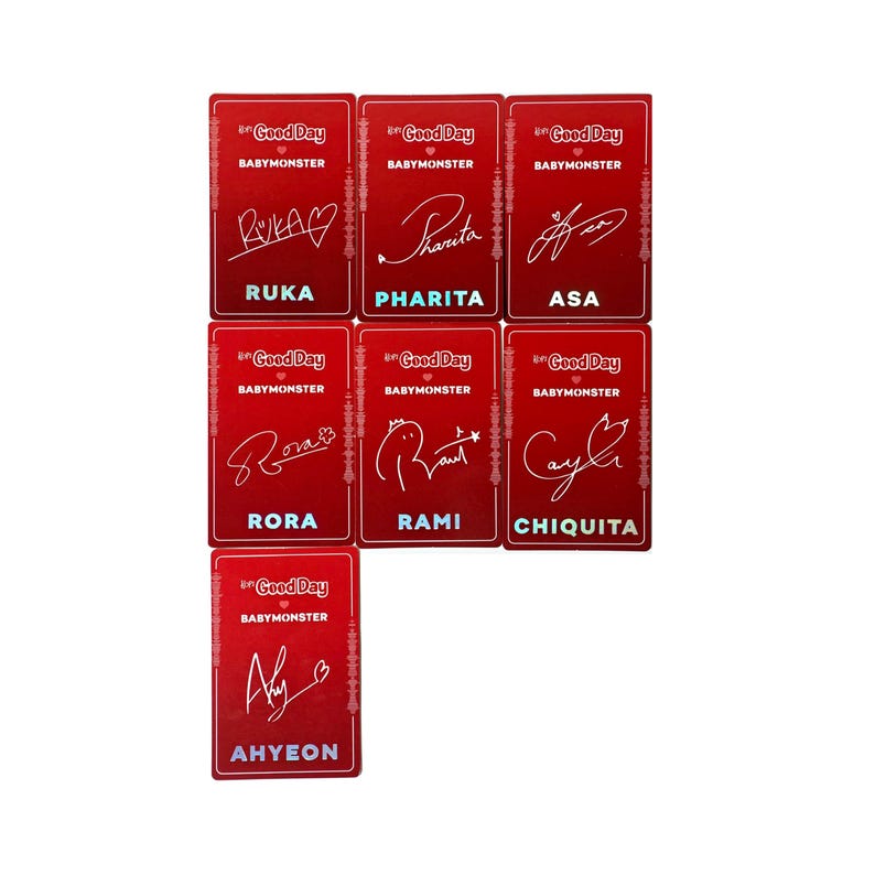 BABYMONSTER x GOOD DAY Kawa indonezja Fotokartka goodday Oficjalna ...
