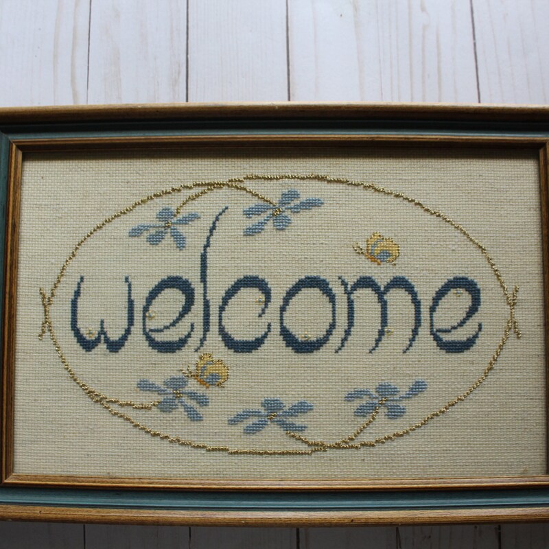 Cross Stitch Hanging - Etsy