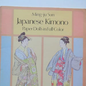 Vintage Ming-ju Sun Japanese Kimono Paper-dolls Book 1986 - Etsy