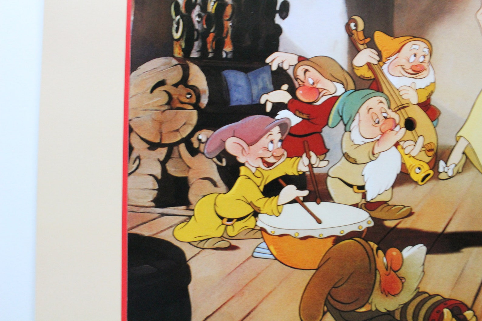 Vintage Walt Disney Snow White Commemorative Lithograph Print 1994 - Etsy