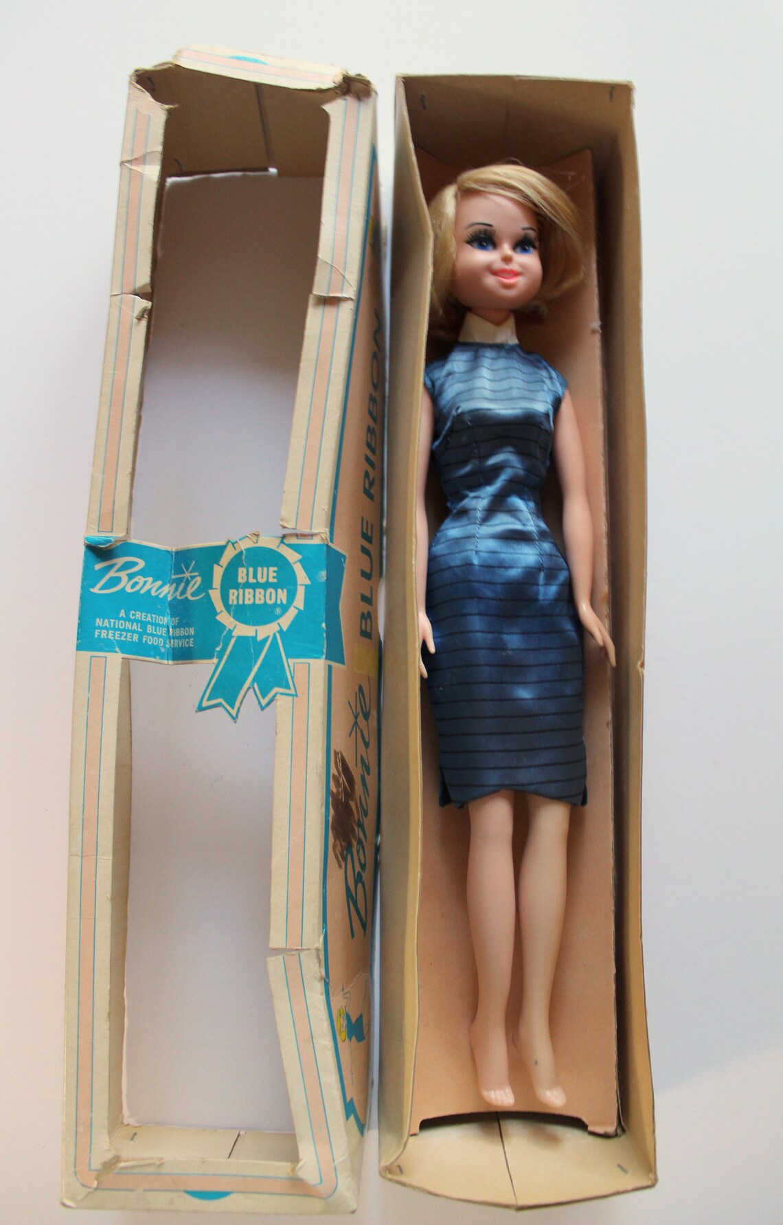 Vintage Marquette Bonnie Blue Ribbon 18 Inch Doll 1960s - Etsy