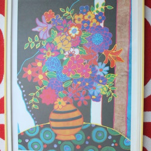 Vintage Wooden Framed Still Life Motif No. 3 by Rita Genet Print Wall ...