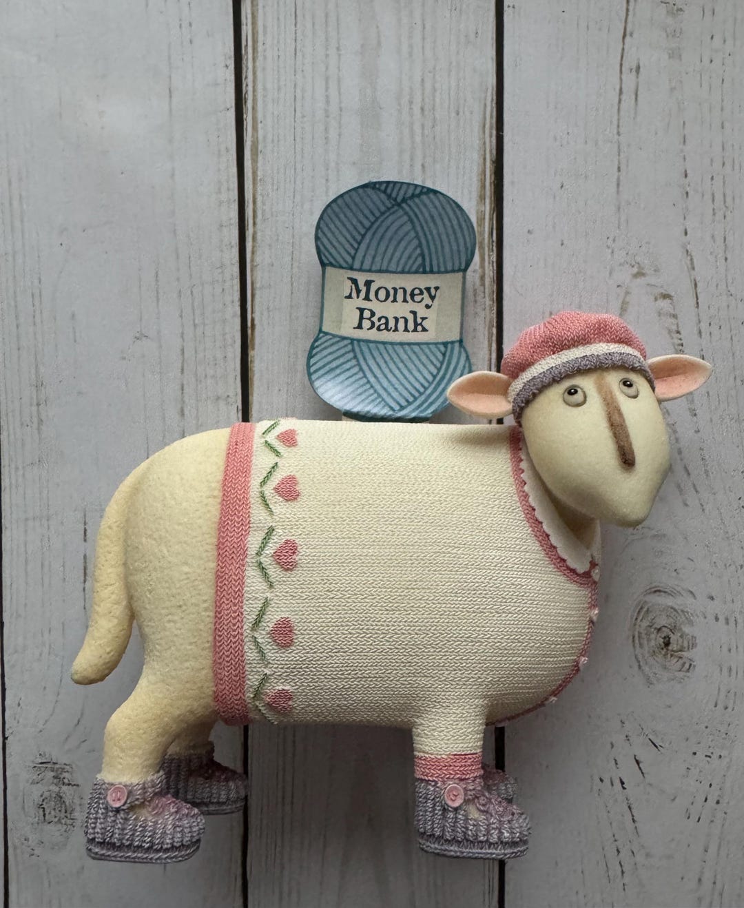 Vintage Ewe and Me Sheep Coin Bank by Toni Goffe 2000s - Etsy
