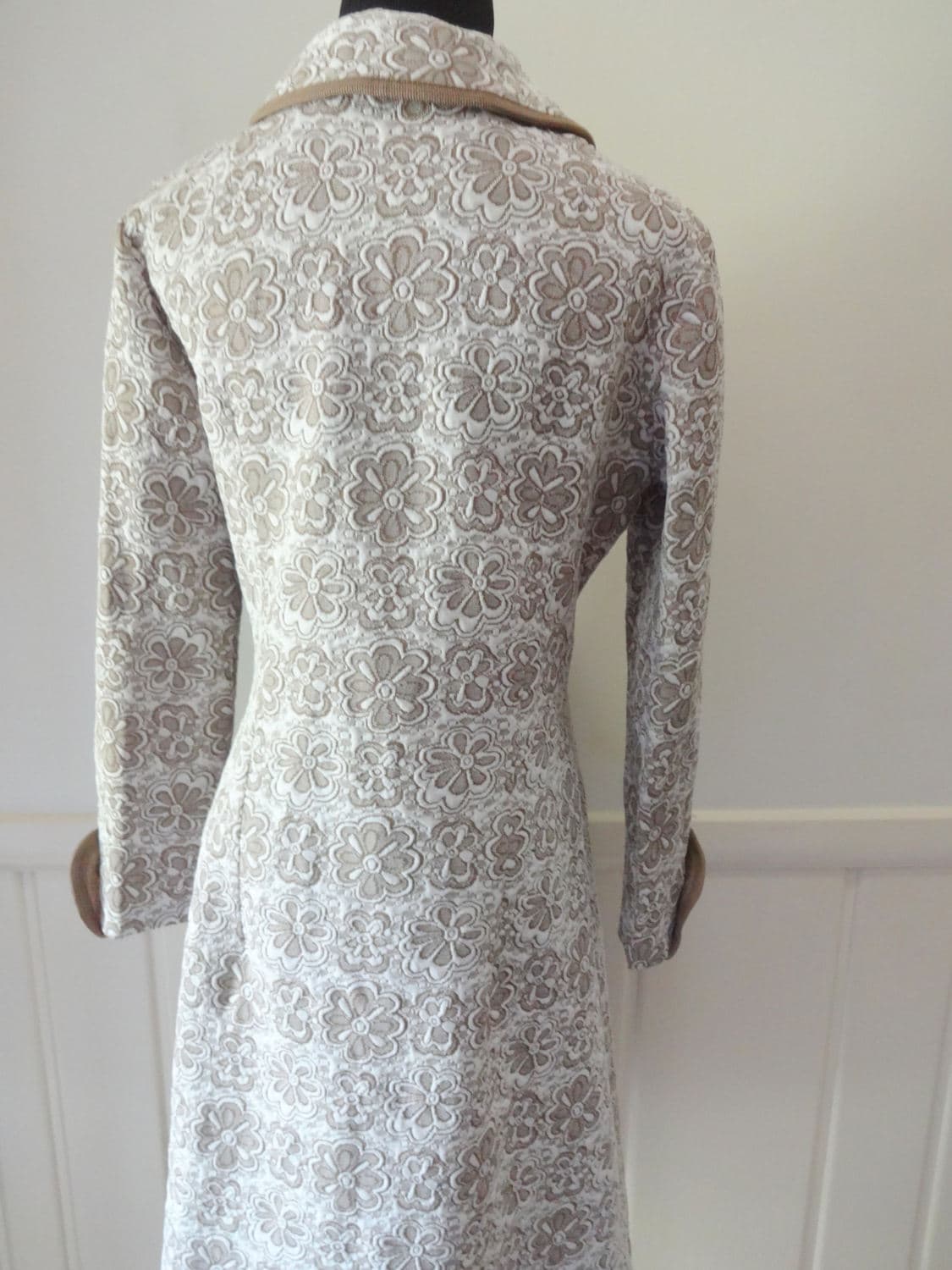 Vintage Ilgwu Union Made Floral Pattern Full Length Coat 1960s | Etsy