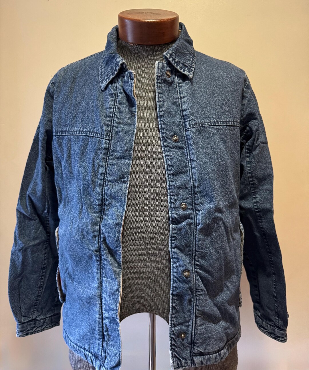 Vintage Women's Woolrich Flannel Lined Denim Jacket Size Small 1990s - Etsy