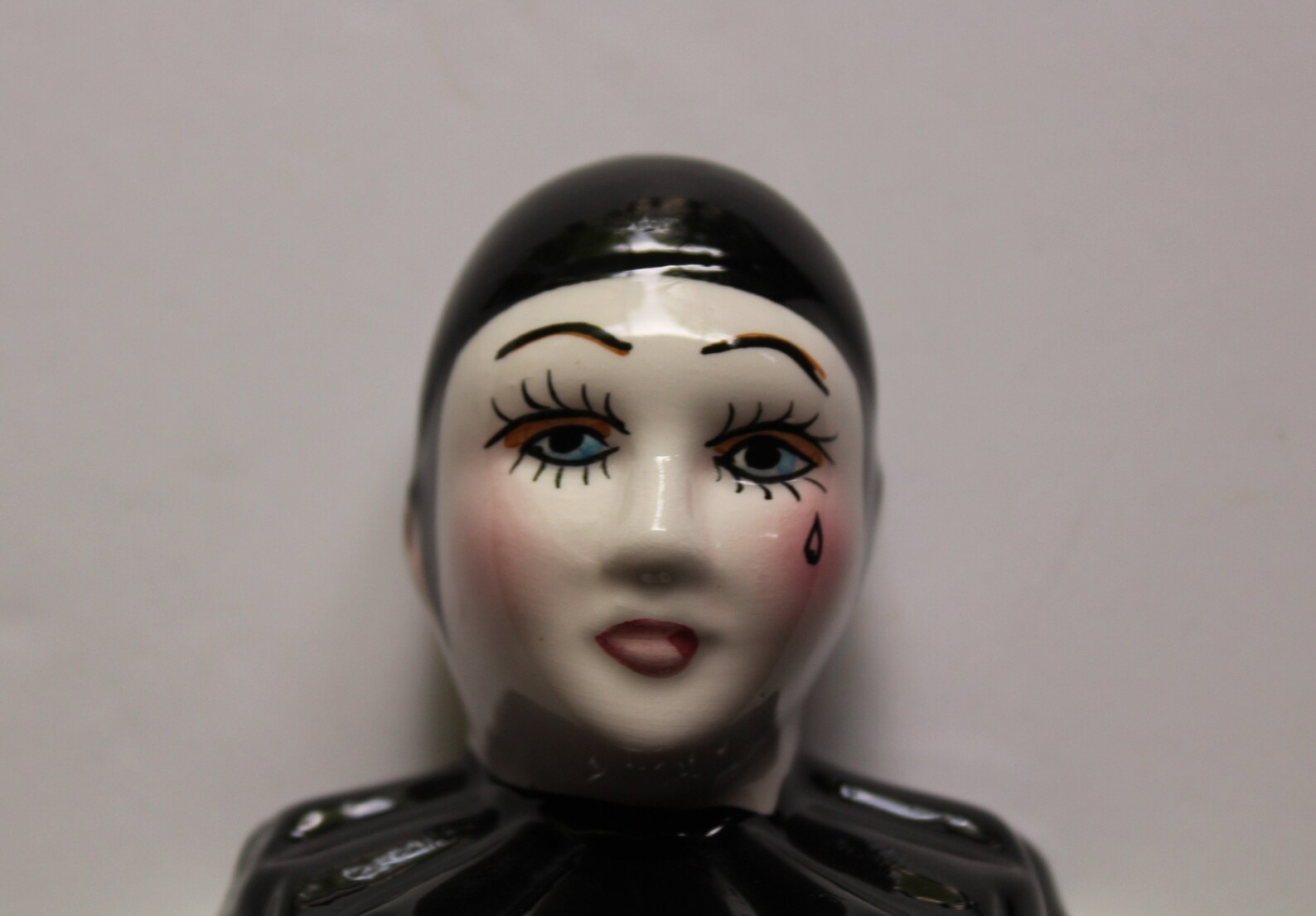 Vintage Ceramic Pierrot Mime Yarn String Dispenser Statue - Etsy