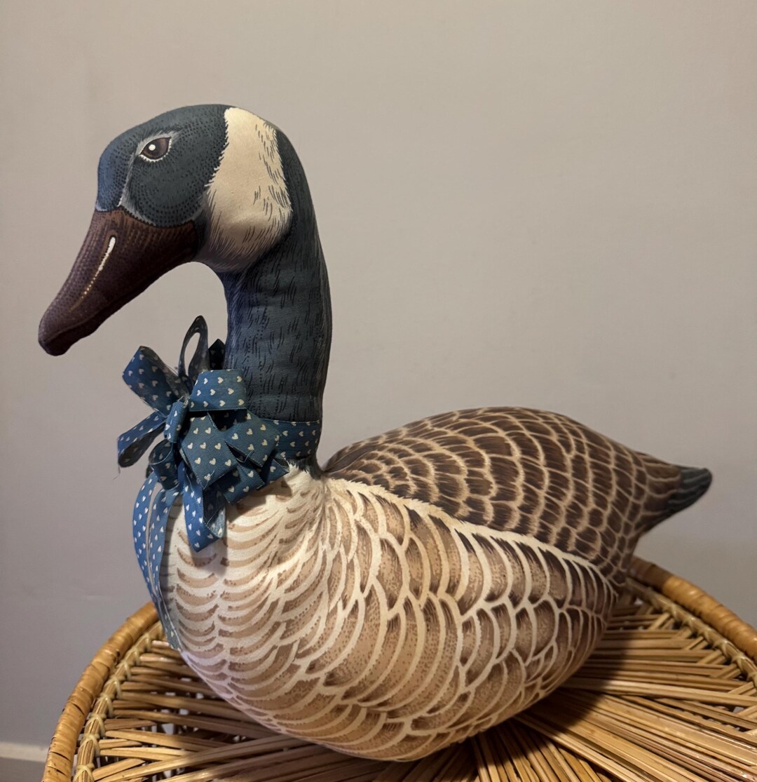 Vintage Canadian Goose Shaped Decorative Pillow 1970s - Etsy