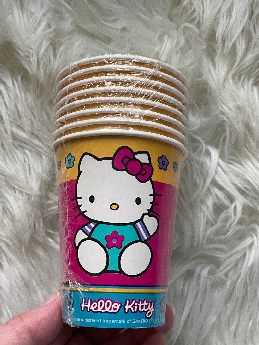Vintage Hello Kitty Paper Birthday Party Cups NEW 1990s - Etsy