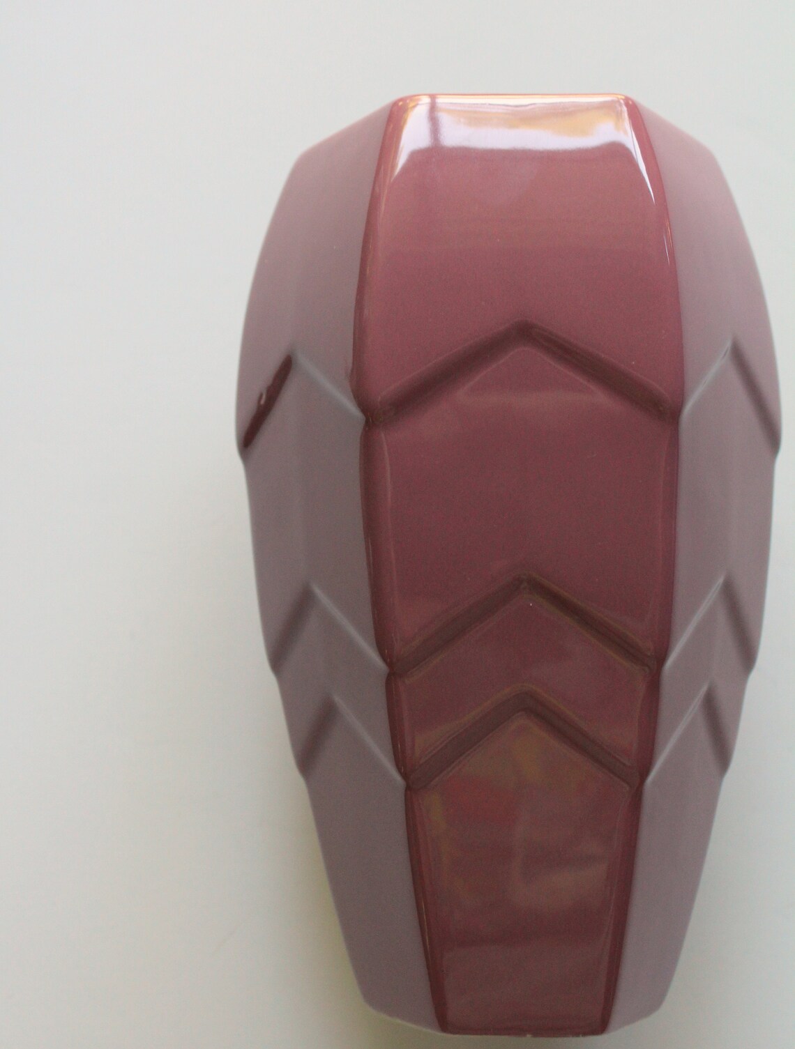 Vintage Napco Ceramic Pink Geometric Vase Pottery 1980s | Etsy