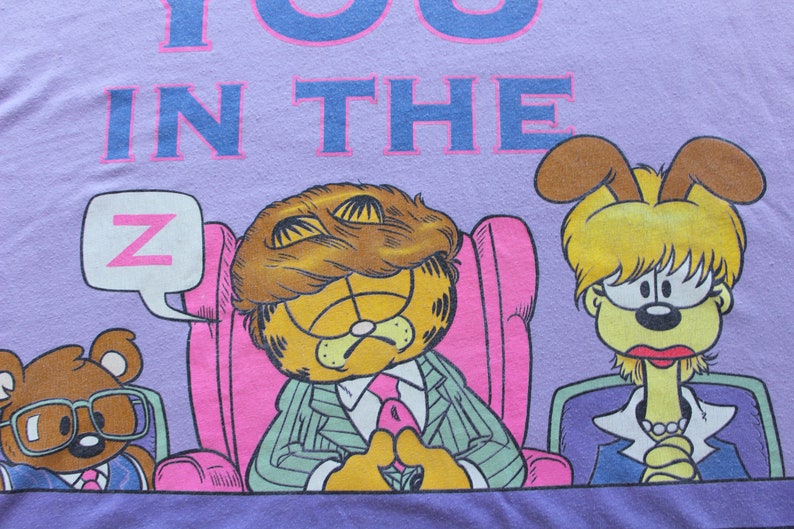 Vintage Meet You in the Bored Room Garfield and Odie as Donald - Etsy