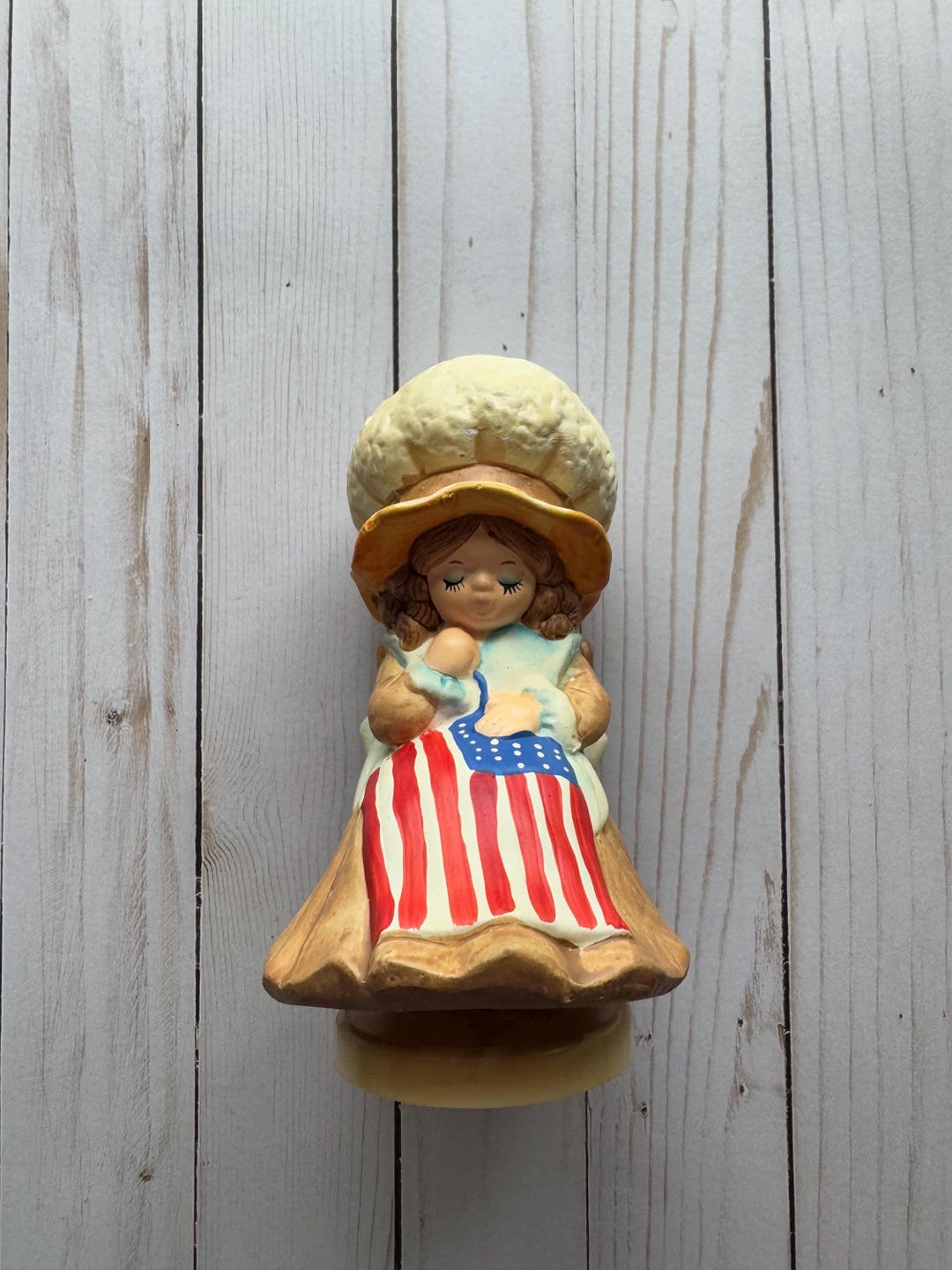 Vintage Betsy Ross Sewing the American Flag Music Statue 1970s - Etsy