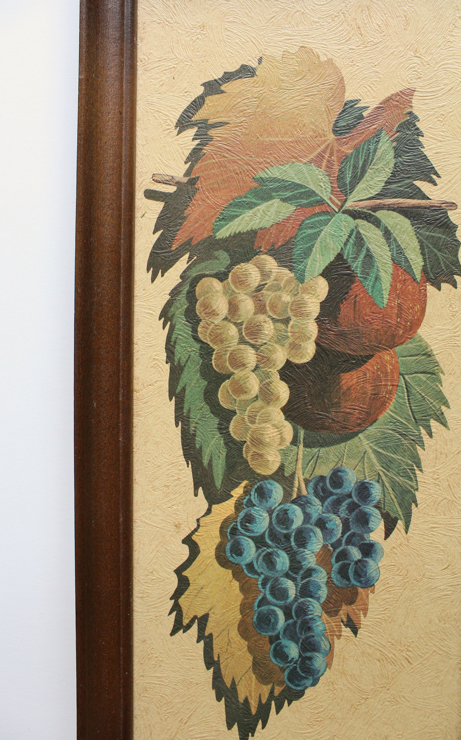 Vintage Dickson's Heirloom of Tomorrow Pair of Framed Flowers and Fruit ...