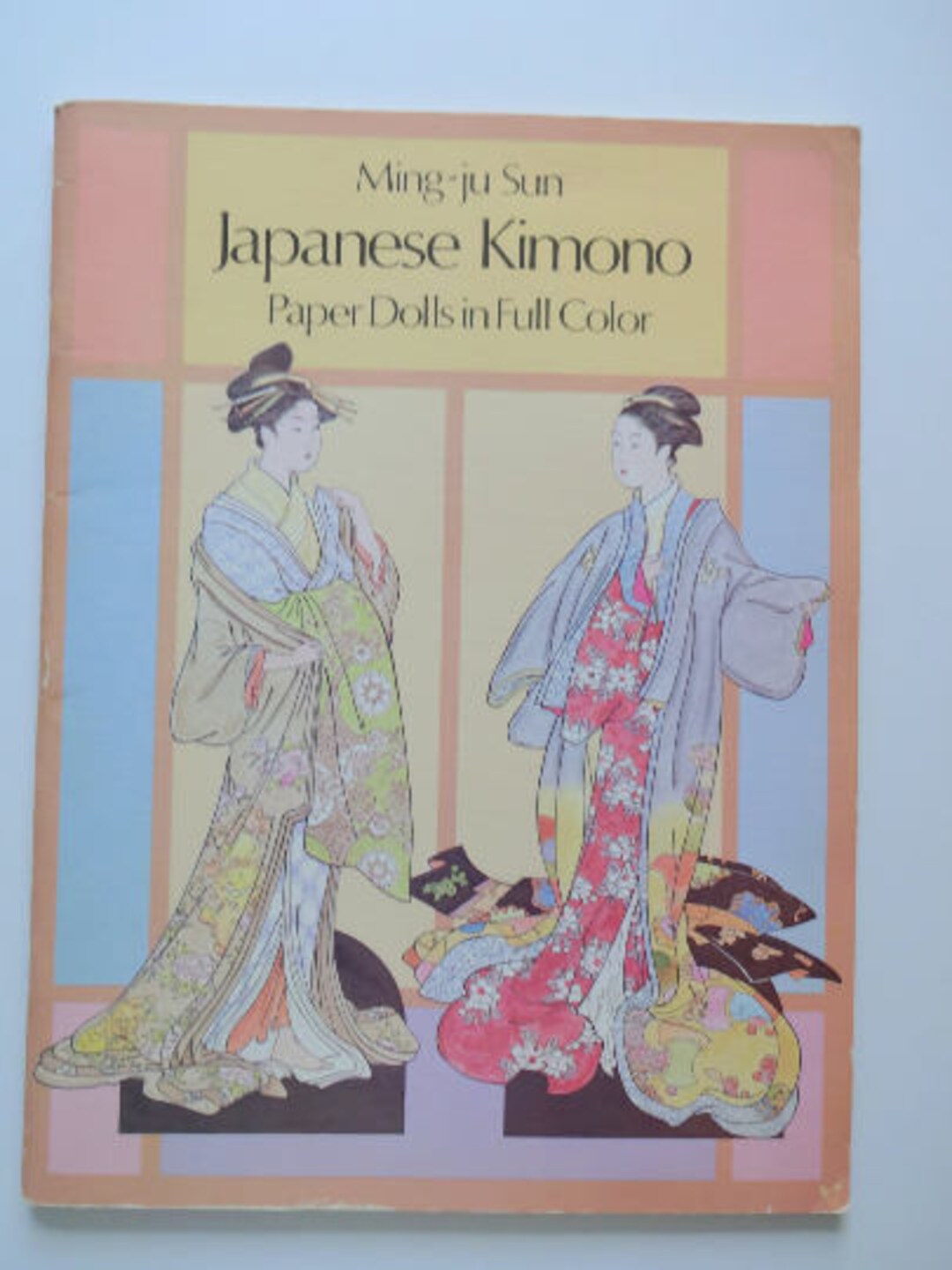 Vintage Ming-ju Sun Japanese Kimono Paper-dolls Book 1986 - Etsy