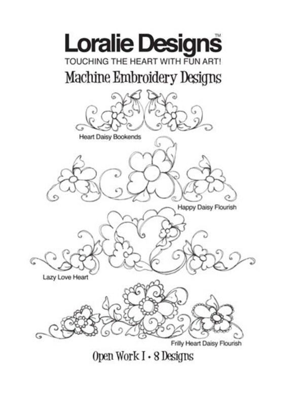 Open Work I Embroidery Design Collection CD | Etsy